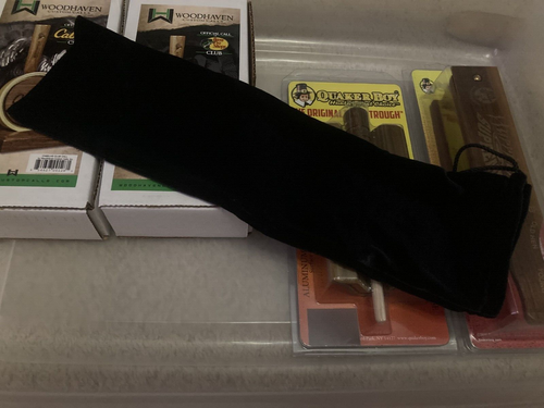 STEVE KIMBLE Custom Box Turkey Call / Calls Friction hand-sewn Call ...