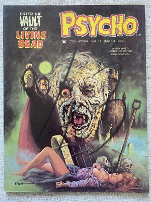 PSYCHO #17 Horror SKYWALD Magazine 1974 VG | eBay