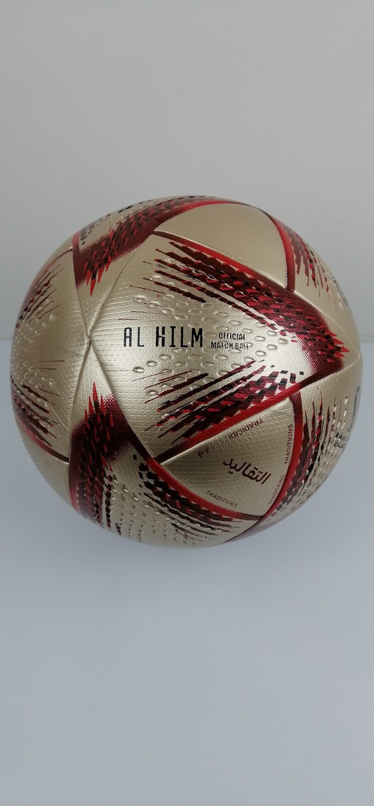 Al Hilm 2022 Qatar Thermal Bonded Technology Size 5 Soccer ball | eBay
