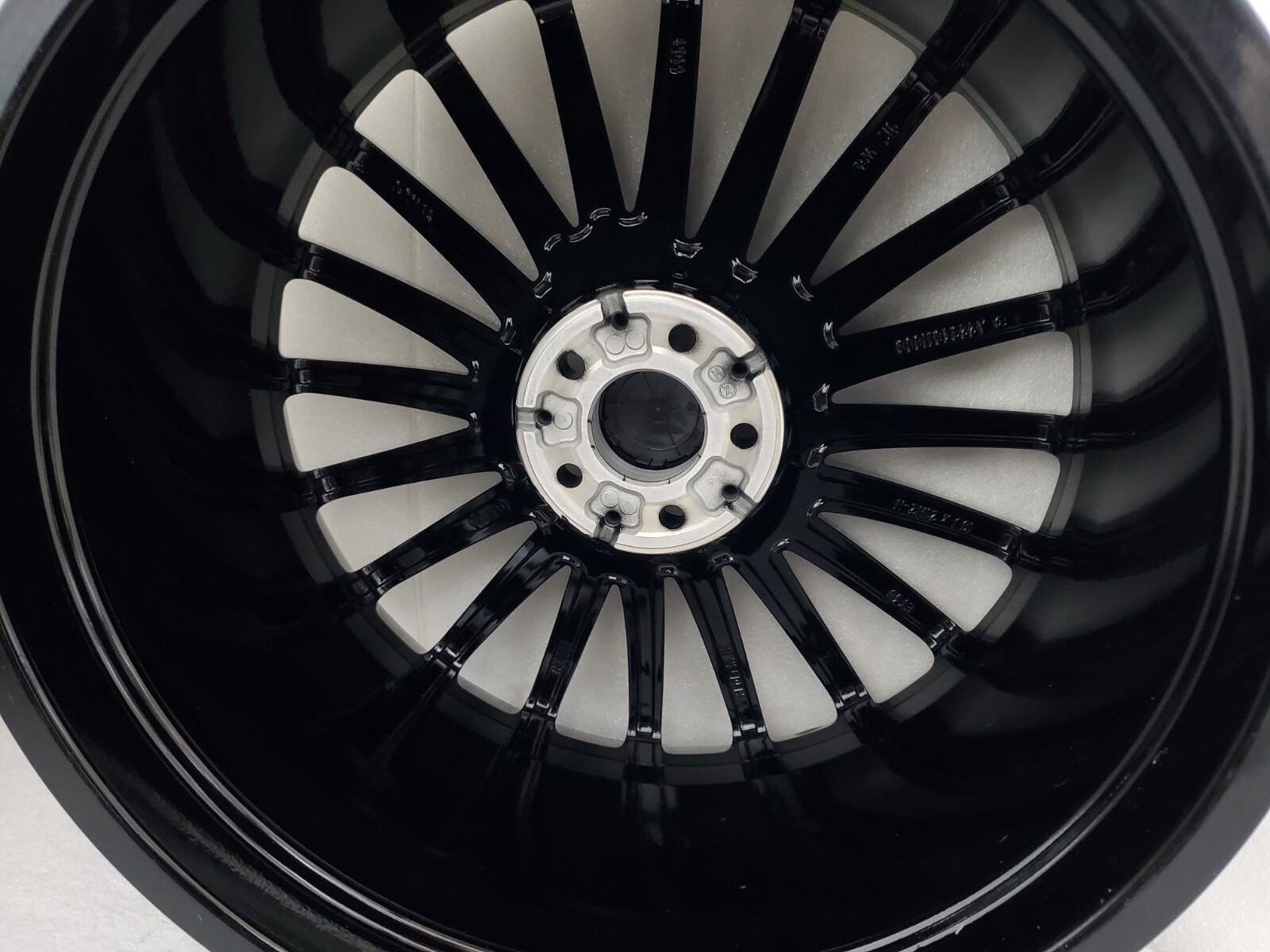 Original 21" Mercedes AMG S580 S560 S550 S63 OEM Wheels Gloss Black ...