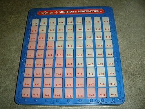 Magic Math Machine Addition /Subtraction Learn Educational Study Tool ...