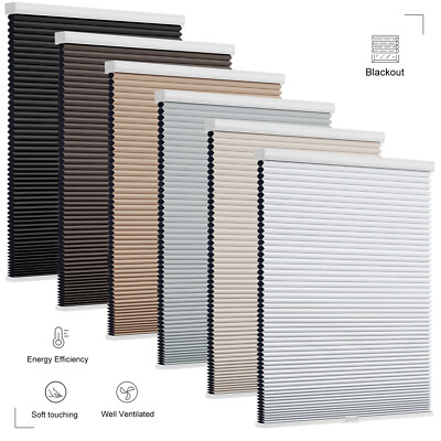 38mm Blackout Honeycomb Blinds For Window Cordless Cellular Shades-Six ...