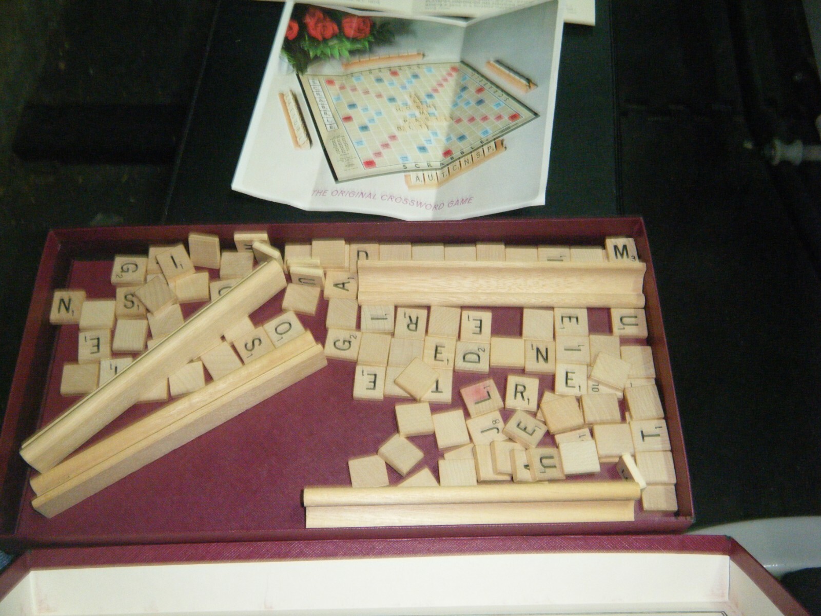 Vintage 1976 Scrabble Game with extras box is very nice Selchow ...