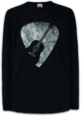 PLECTRUM Kinder Langarm T-Shirt quill flatpick Guitar Plektrum Musican ...