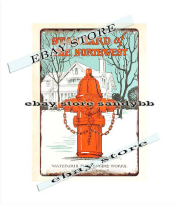 1922 Waterous Fire Engine Works Firefighting equipment fire hydrants ...