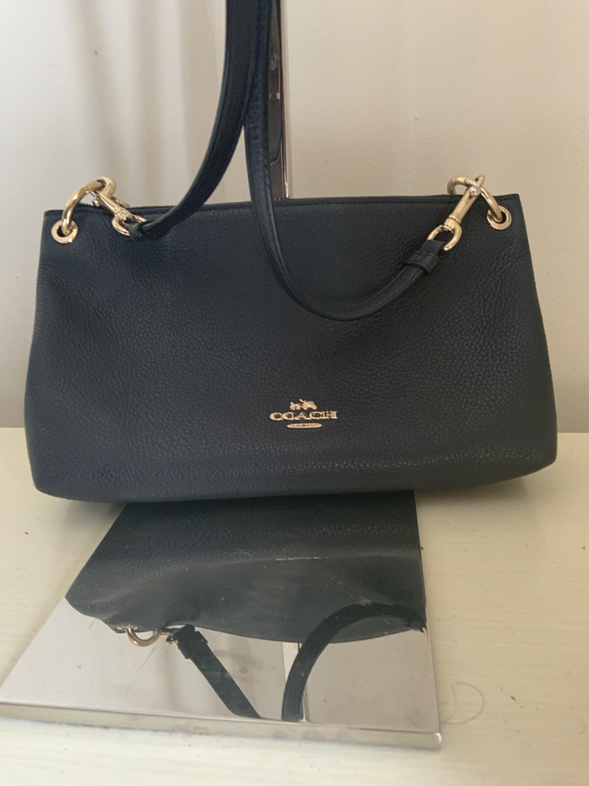 Coach navy leather bag - Gem