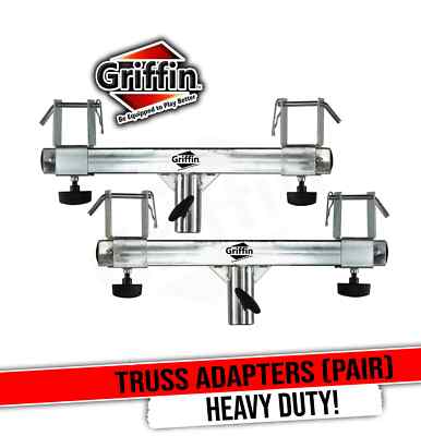 GRIFFIN T Bar Adapters for Lighting Truss Stands (2)| Triangle / Square ...