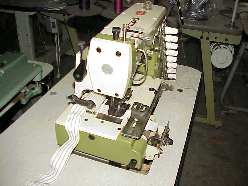 RIMOLDI 8 THREAD 4 NEEDLE ELASTICATING WAISTBAND MACHINE SEWING MACHINE ...