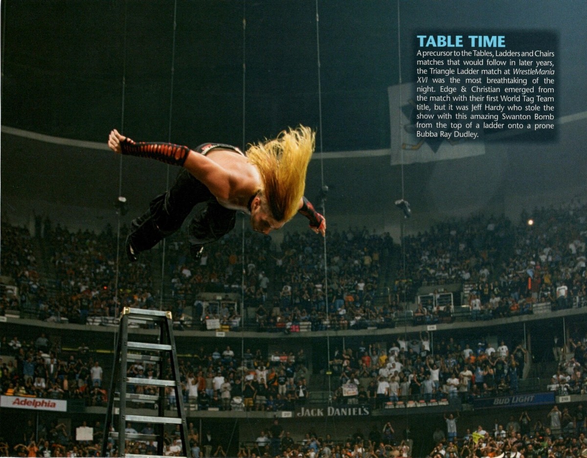 Wwe Jeff Hardy Swanton Bom Van Ladder Swanton Bomb Jeff Hardy