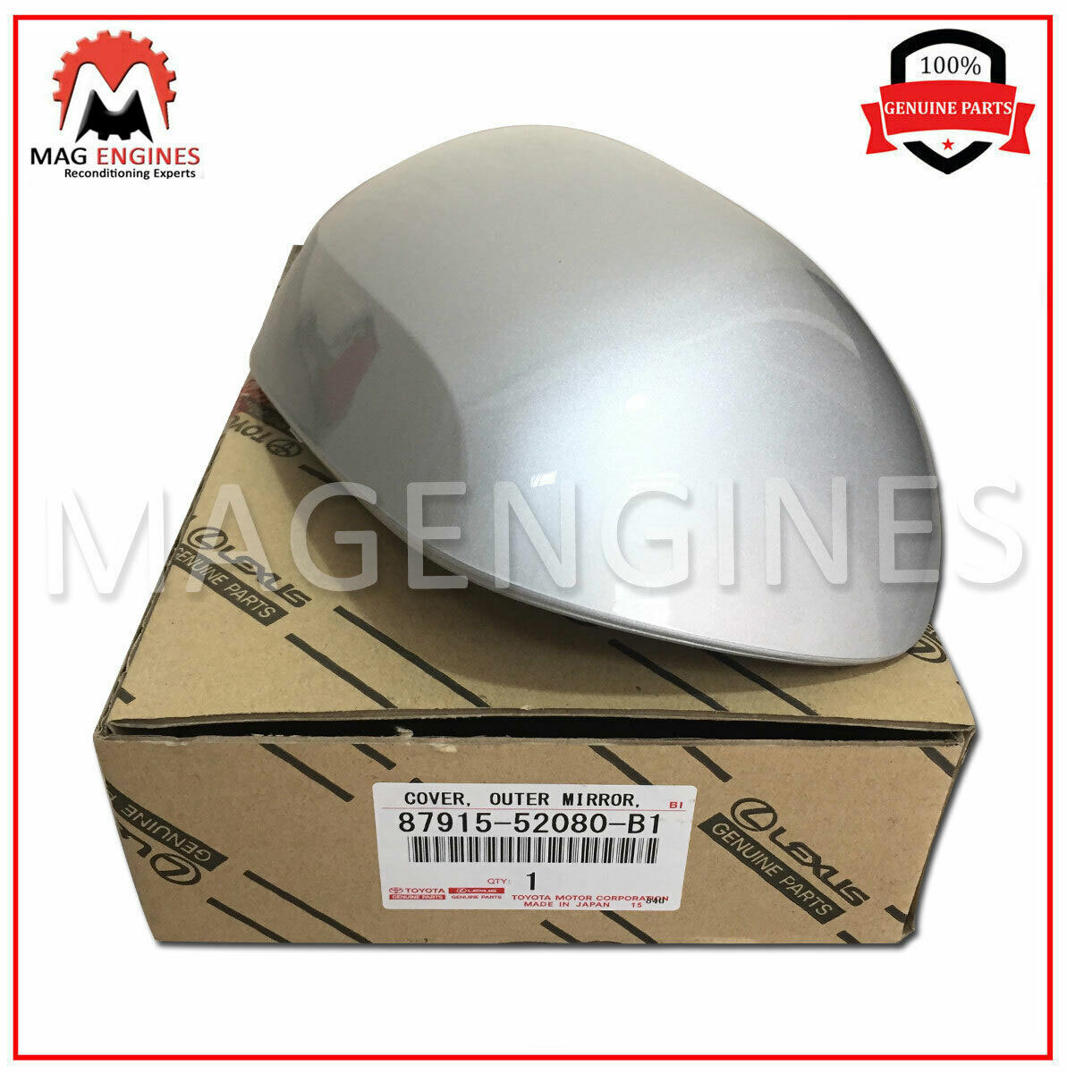 87915-52080-B1 GENUINE OEM COVER, OUTER MIRROR, RH 8791552080B1 | eBay