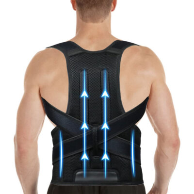Chest Up Back Brace for Women Men Back Support Posture Corrector Vest ...