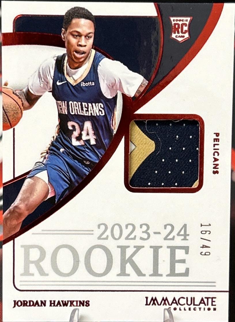 2023-24 Panini Immaculate Collection - Rookie Patches Jordan Hawkins ...