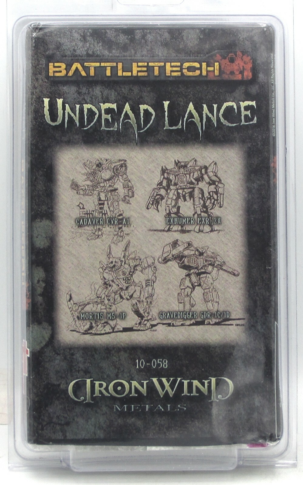Battletech 10-058 Undead Lance (Mech Pack) Cadaver Exhumer Mortis ...