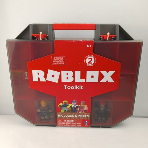 NEW LOT ROBLOX COLLECTOR'S TOOL BOX 32 FIGURES TOY CARRY CASE JAZWARES ...