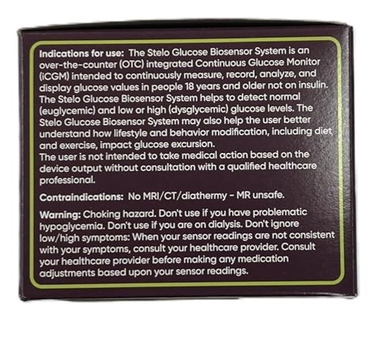 Stelo Glucose Biosensor Kit (2 Pack) – Continuous Monitoring Sensors 11 ...