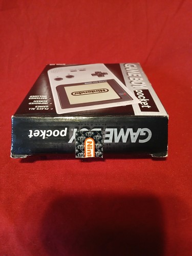 Nintendo Game Boy Pocket Silver Reshell in Box With All Packing Inserts ...