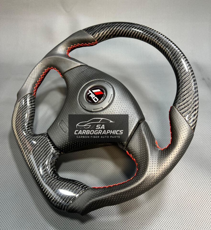 Toyota MR2 Spyder Celica Supra MK4 JZA80 TRD Carbon Fiber Steering ...