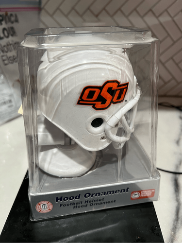 Oklahoma State Cowboys Football Helmet Hood Ornament NCAA Licensed New ...