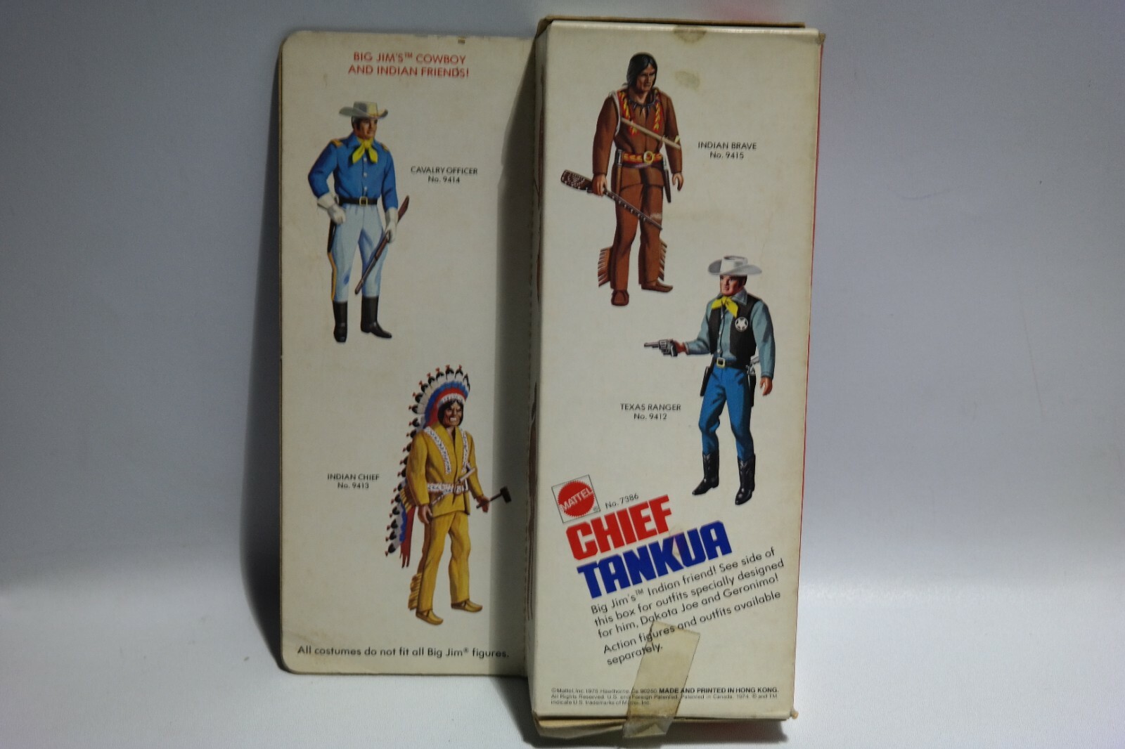 Big Jim 7386 Chief Tankua in Original Box Mattel Indian Friend ! | eBay
