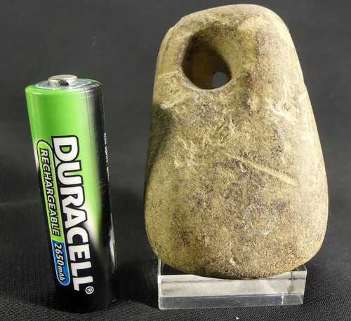 X-RARE Hopewell Culture, Mound Builders Shaman's Charmstone w ...