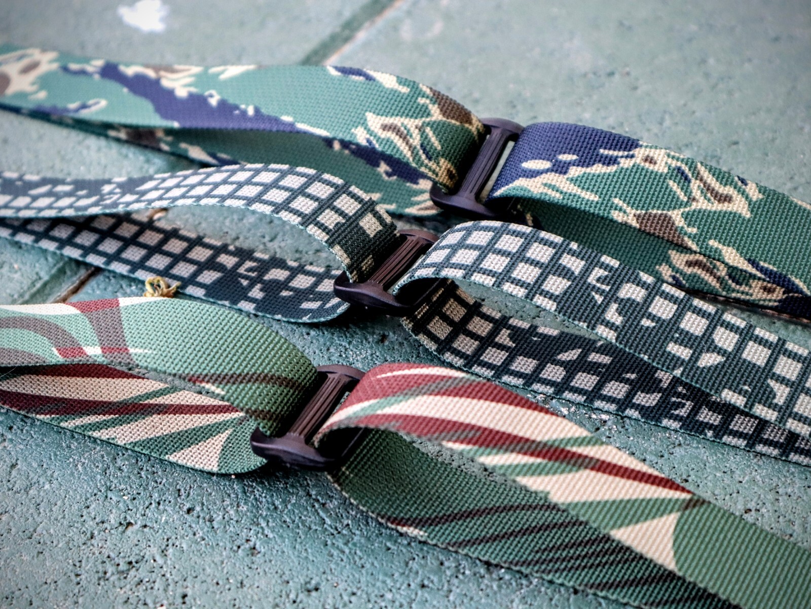 USA 55301 Mil-Spec 1" Webbing - Multicam, M81 Woodland, TIGER, DNC ...