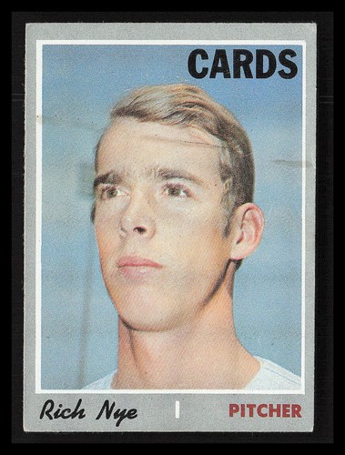 Rich Nye 1970 Topps #139 St. Louis Cardinals | eBay