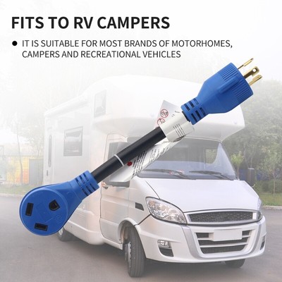 RV Generator Power Adapter 30A to 30A for Camper Charging Cord Power ...