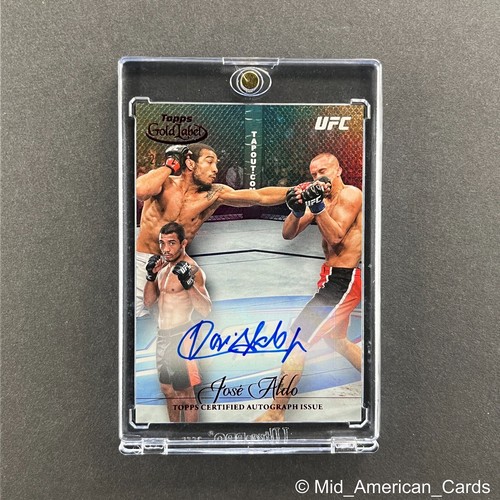 2024 Topps Gold Label UFC Jose Aldo #GLA-JAL Autograph Card Red /25 | eBay