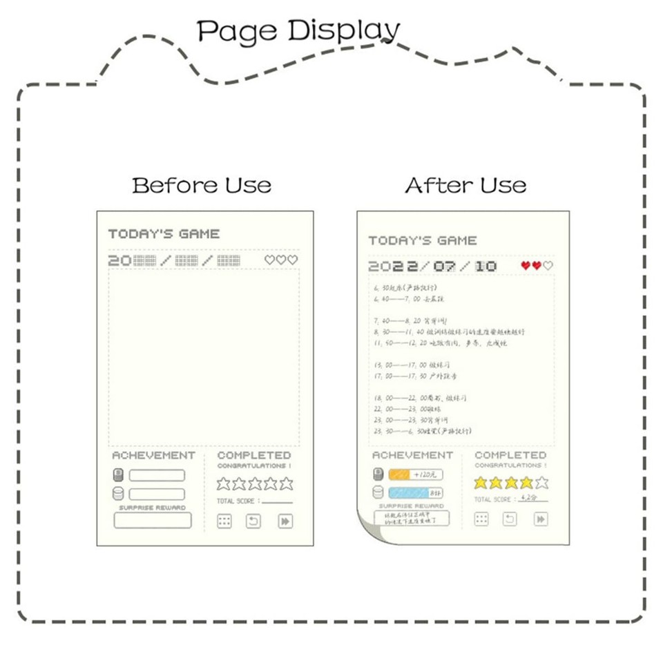 365 Days Undated Daily Planner A6 Mini Thick Notebook Pocket Agenda ...