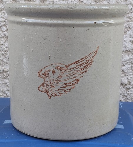 1 One Gallon Large Red Wing Crock Stoneware Jar Minnesota MN Pottery ...