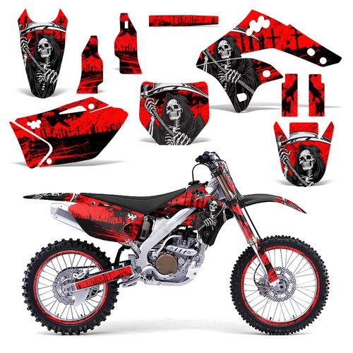 Kawasaki KX250F Graphique Kit Moto Drapé MX Décalque Moto Stickers 06 ...