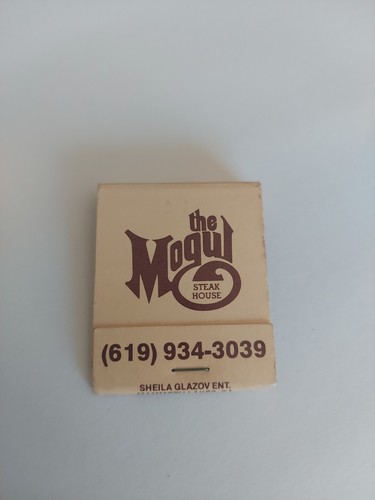 Vintage Matchbook Mammoth Lakes California The Mogul Steakhouse | eBay