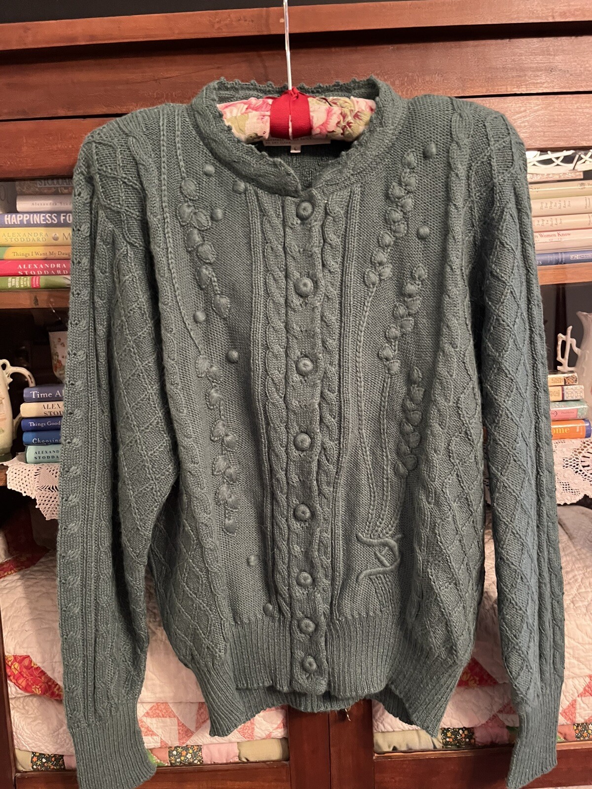 Vintage c 1980s The Peruvian Connection Blue-Green Al… - Gem