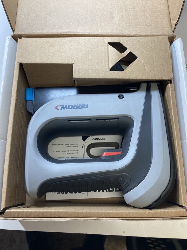 Arrow T50DCD Cordless Staple Gun Electric Wireless Fires 60 Staples Per ...