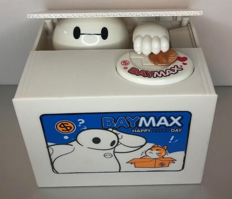 Baymax Big Hero 6 Mischief Coin Stealing Musical Bank | eBay Australia