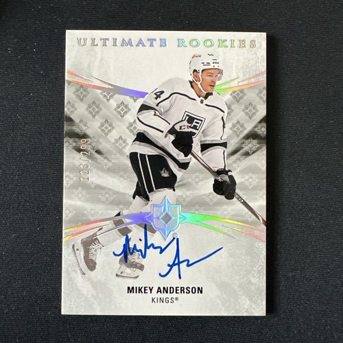 2020-21 ULTIMATE ROOKIES MICKEY ANDERSON AUTO /299 ROOKIE LA KINGS ...