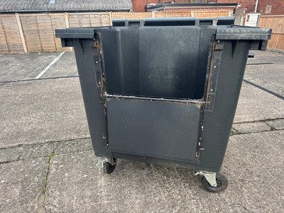 1100 litres drop front commercial wheelie bins | eBay UK