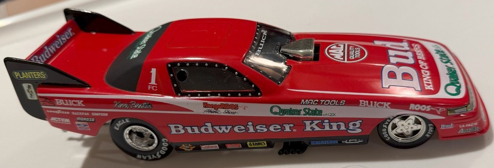 KENNY BERNSTEIN 1988 BUDWEISER OLDSMOBILE DIECAST FUNNY CAR 1:24 scale ...