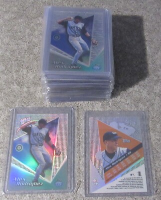 1999 TOPPS TEK ALEX RODRIGUEZ SEATTLE MARINERS 42B YOU PICK FREE ...