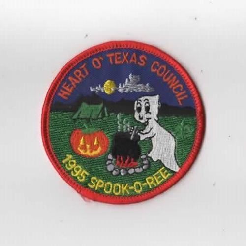 1995 Spook-O-Ree Heart O'Texas Council RED Bdr. [AR-307] | eBay