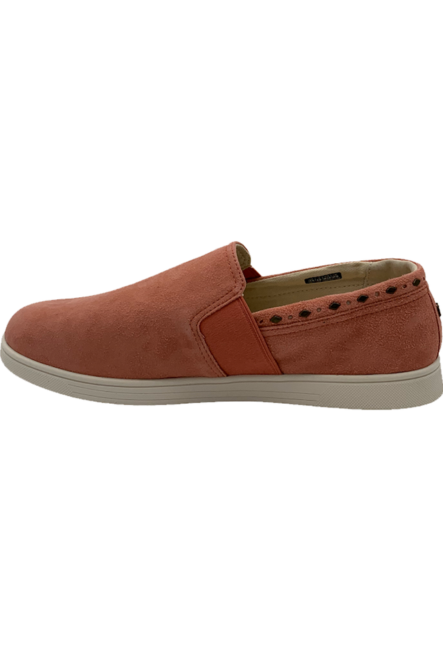 Spenco Orthotic Suede Water Repellent Slip-On Shoes Santa Terracotta | eBay
