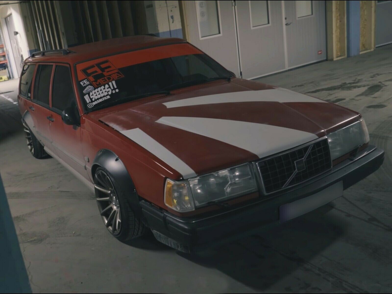 Fender Volvo 740 240 Wagon Wide Body Kit Fender Flares 3.5" 90mm 4pcs ...