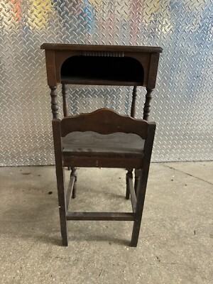 RARE Antique Telephone Desk w/Chair | eBay