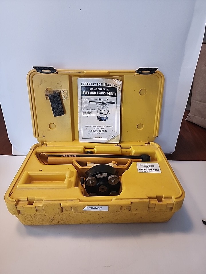 Berger Instruments Transit Model 135 with Case and Instructions | eBay