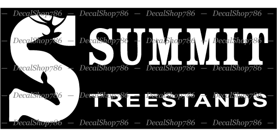 SUMMIT TreeStands - Hunting/Outdoors - Vinyl Die-Cut Peel N' Stick ...