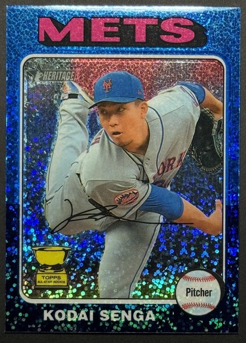 2024 TOPPS HERITAGE KODAI SENGA #93 BLUE SPARKLE REFRACTOR COLOR MATCH ...