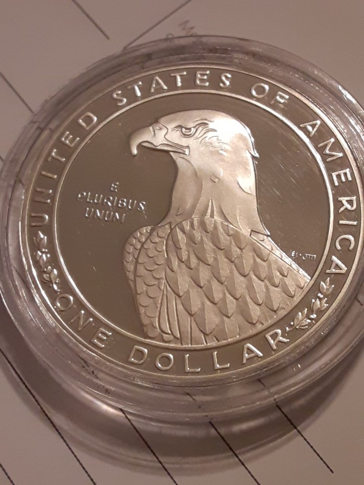 1983-S *LOS ANGELES* XX111 Olympiad Discus Commemorative Silver Dollar ...