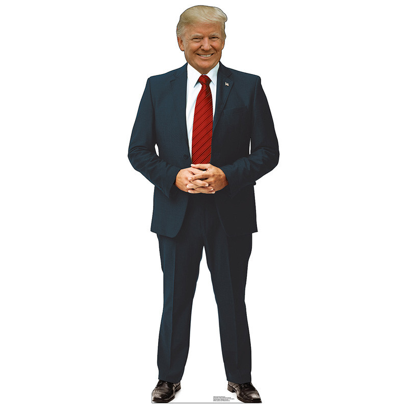 PRESIDENT DONALD TRUMP Lifesize CARDBOARD CUTOUT Standee Standup Poster ...