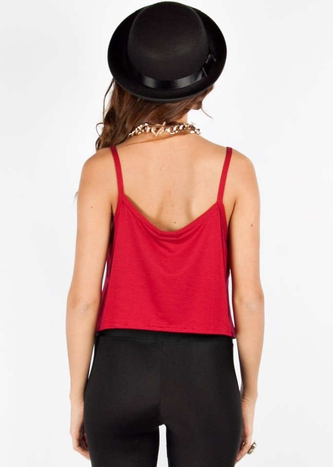 New Womens Swing Crop Top Ladies Strappy Cami Vest Active Casual Sport ...