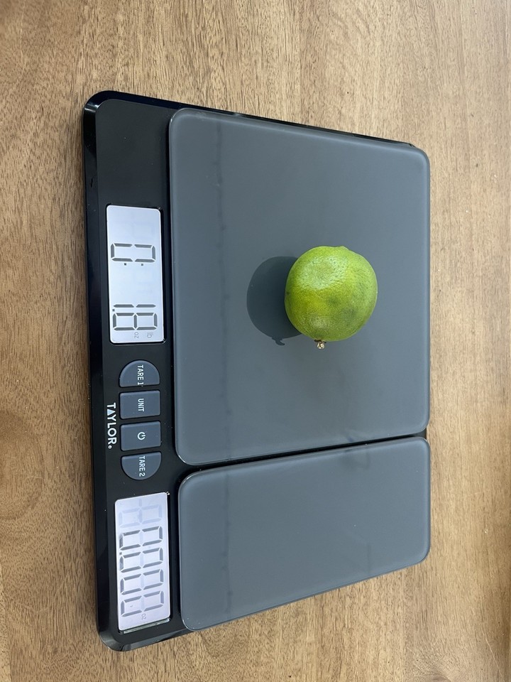 Taylor Dual Platform Food Kitchen Scale, Digital Grams and Ounces. 15 ...
